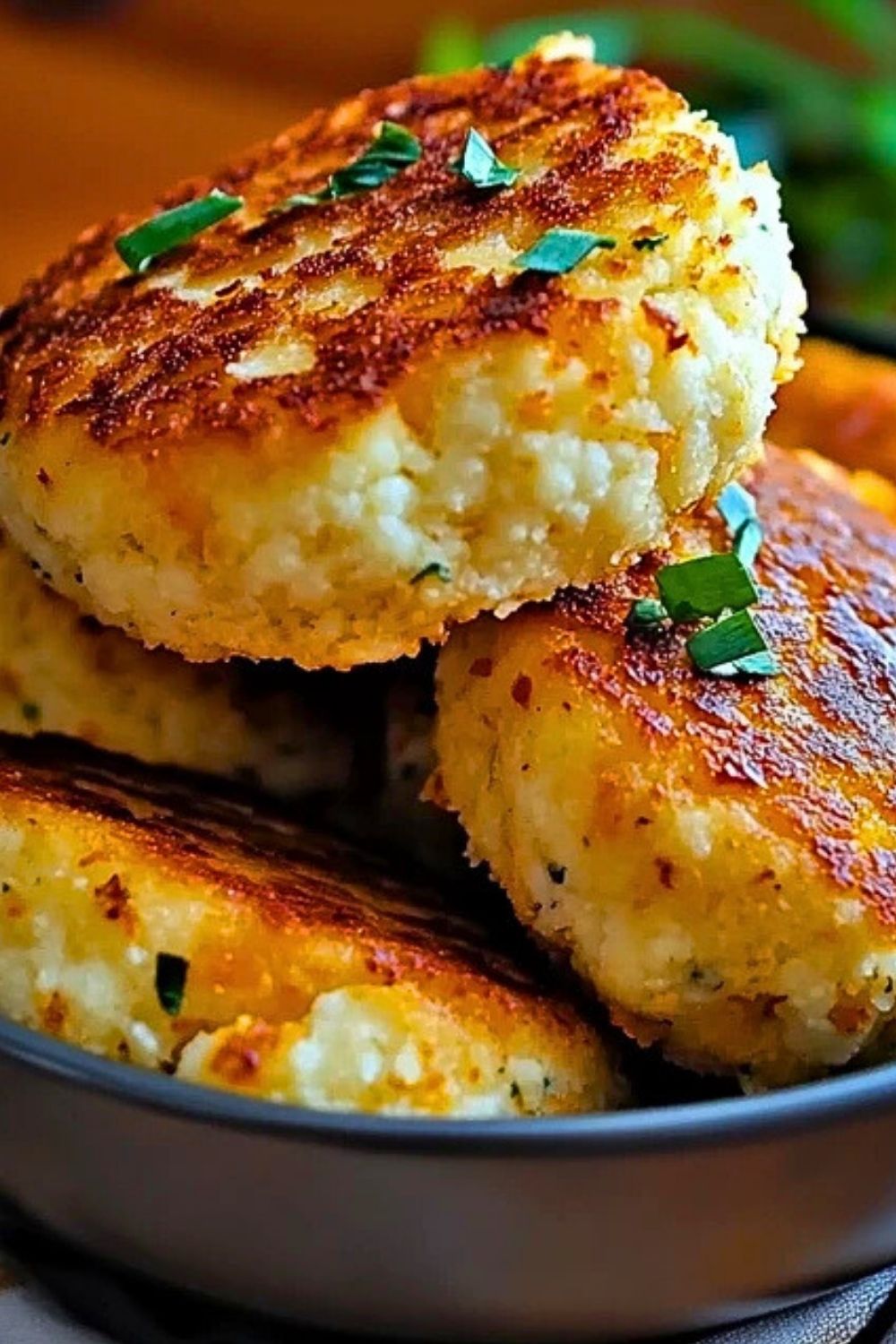 Cheesy Cauliflower Patties