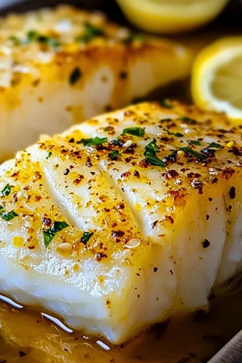 Healthy Lemon Butter Baked Cod Recipe