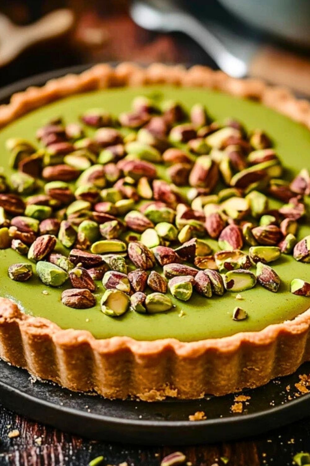 Irresistible Pistachio Tart with Creamy Pistachio Paste