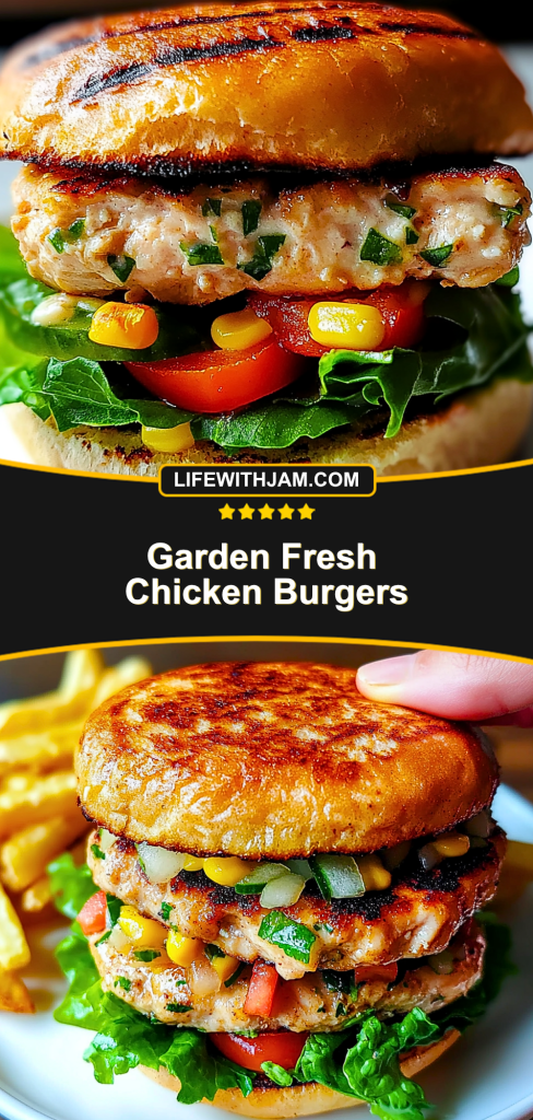 Garden Fresh Chicken Burgers