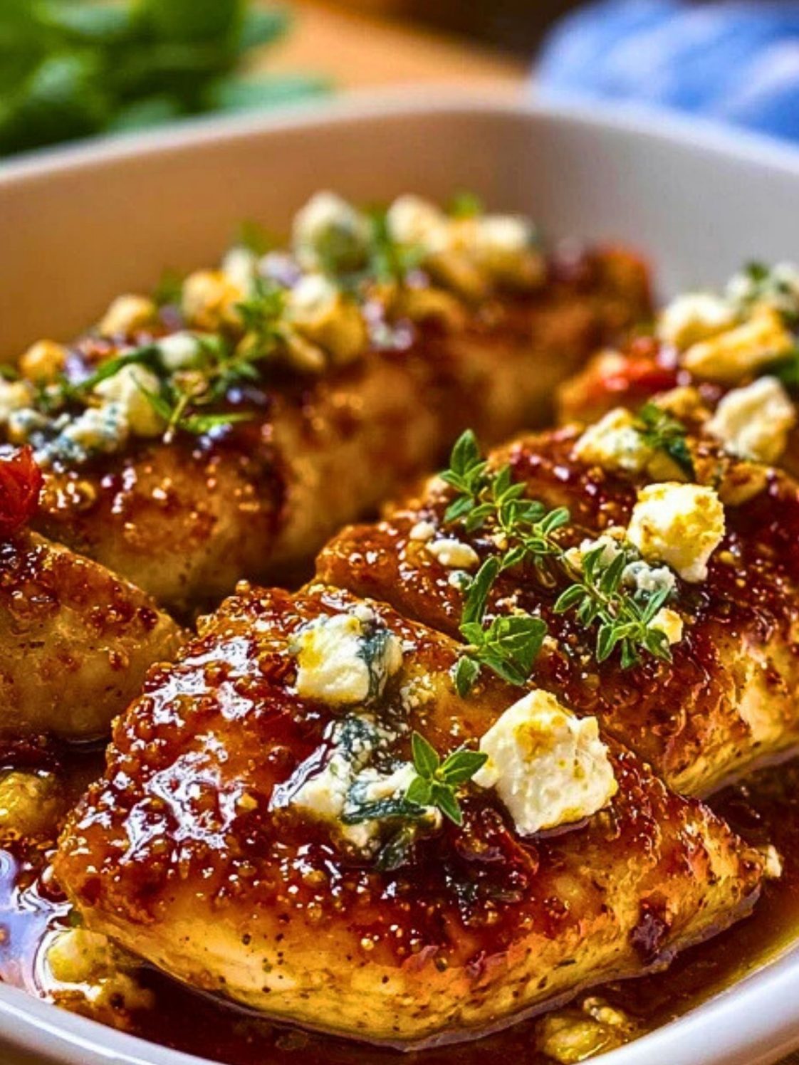 Hot Honey Infused Feta Chicken