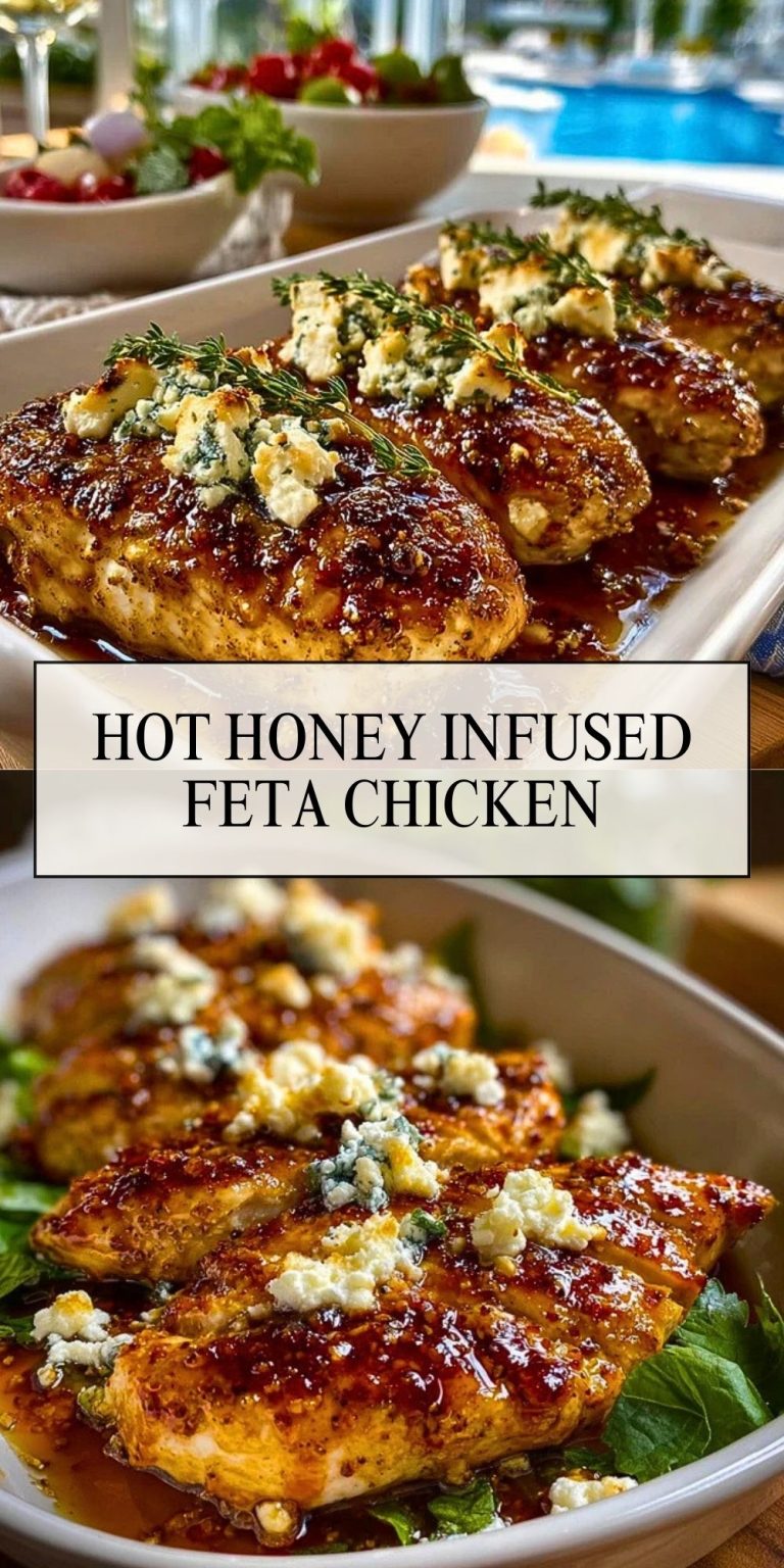 Hot Honey Infused Feta Chicken