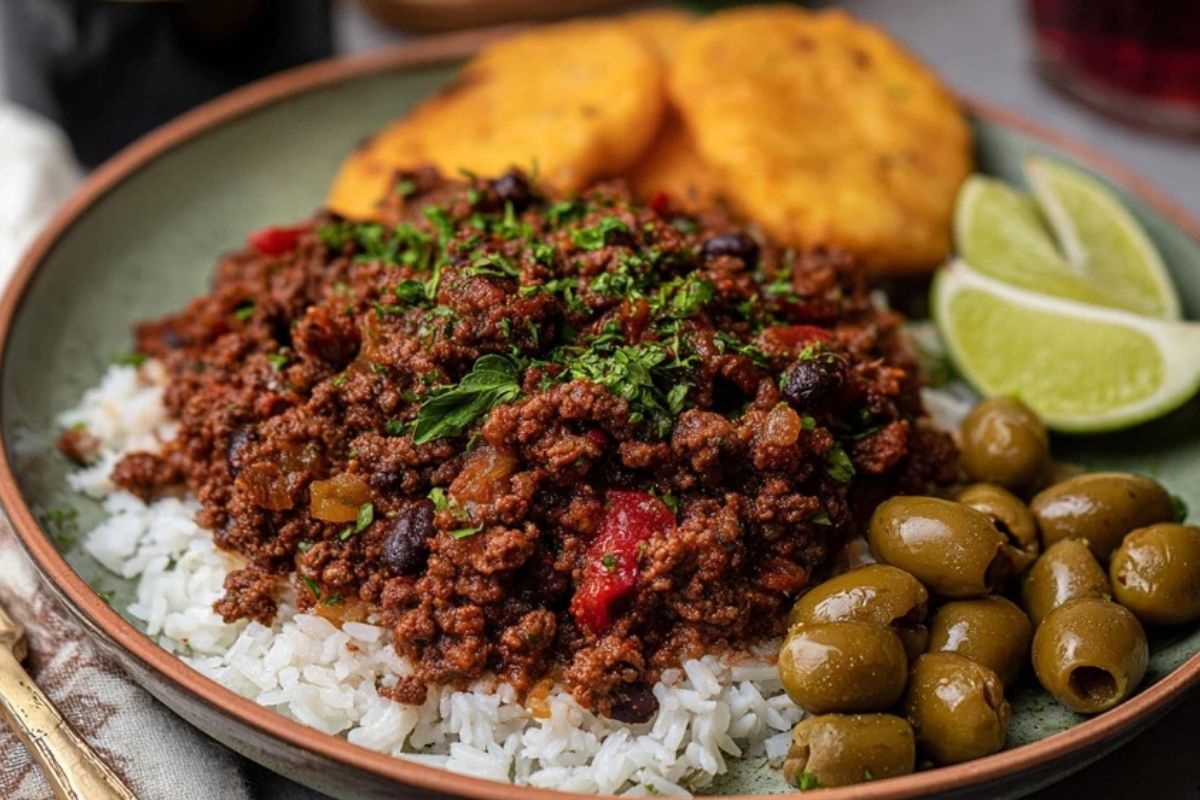 Authentic Cuban Beef Picadillo