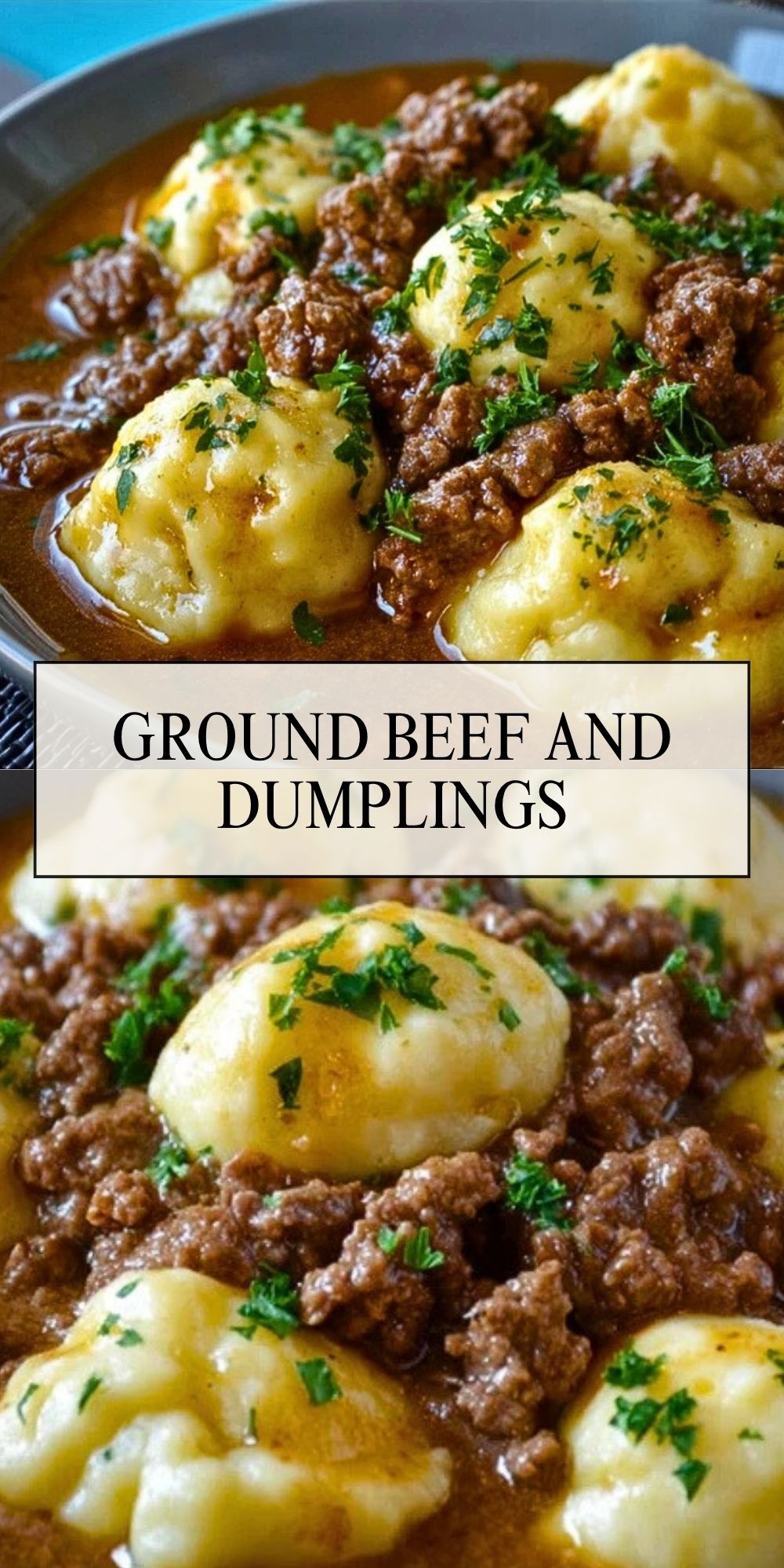 Ground Beef and Dumplings