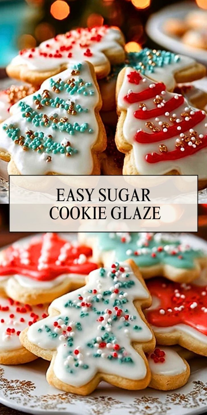 Easy Sugar Cookie Glaze